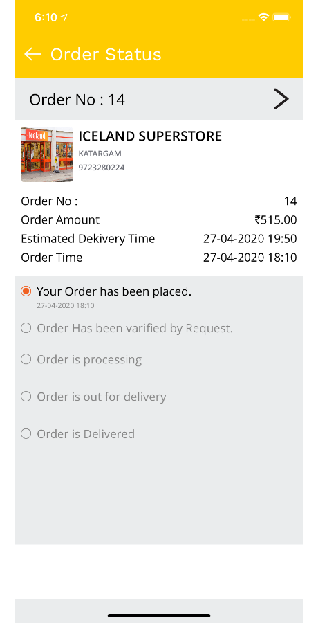 NearByShop- Customer can buy products from nearest store- iOS App